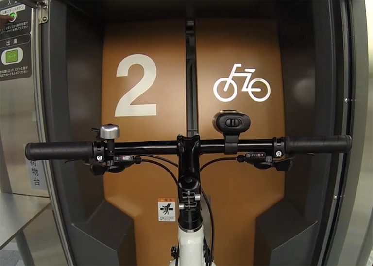 ECO cycle, an automated underground parking for bicycles in japan