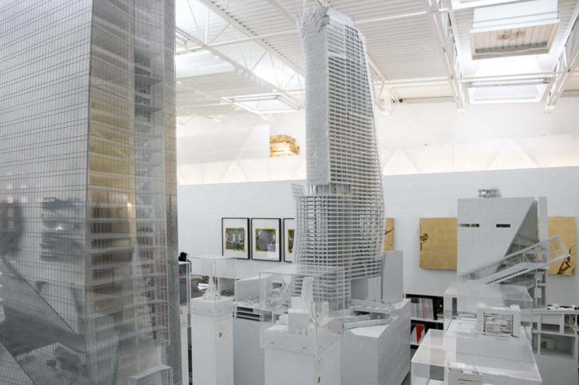 interview with thom mayne of morphosis at his studio in los angeles