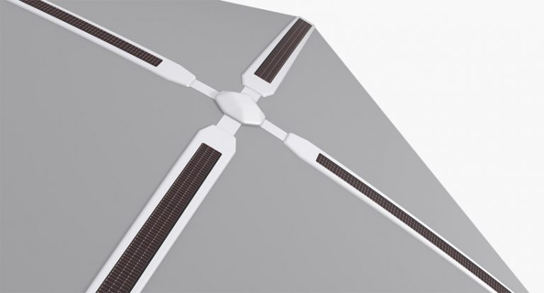 sunflower is the $8,000 robotic umbrella, music player and security ...