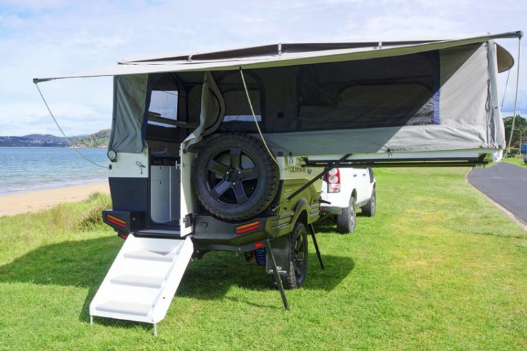 ultimate nexus is a tiny trailer that transforms into a spacious living ...