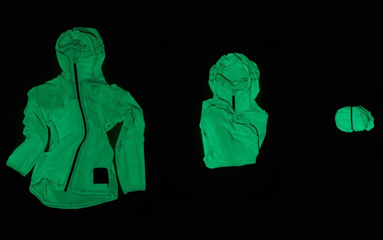 glow like kryptonite with vollebak's solar charged jacket