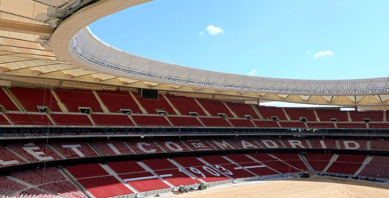 atlético madrid's wanda metropolitano stadium prepares for opening