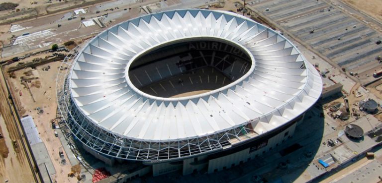 atlético madrid's wanda metropolitano stadium prepares for opening