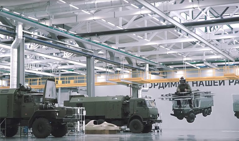 kalashnikov unveils electric-powered flying car