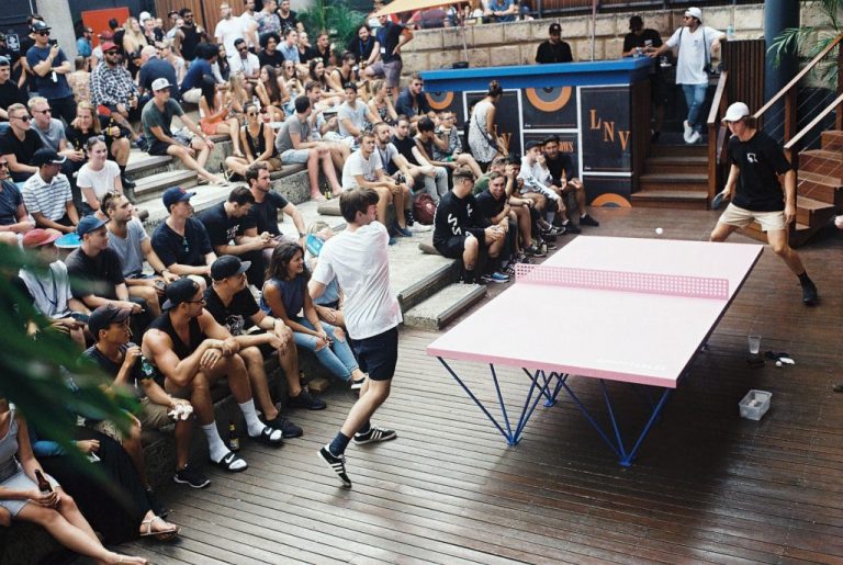 POPP's pyramid-structured outdoor ping pong table is suitable for all ...