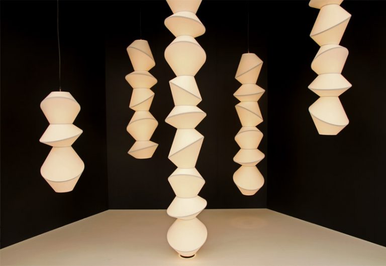 shadevolume stacks rotating and colorful totems of light across london
