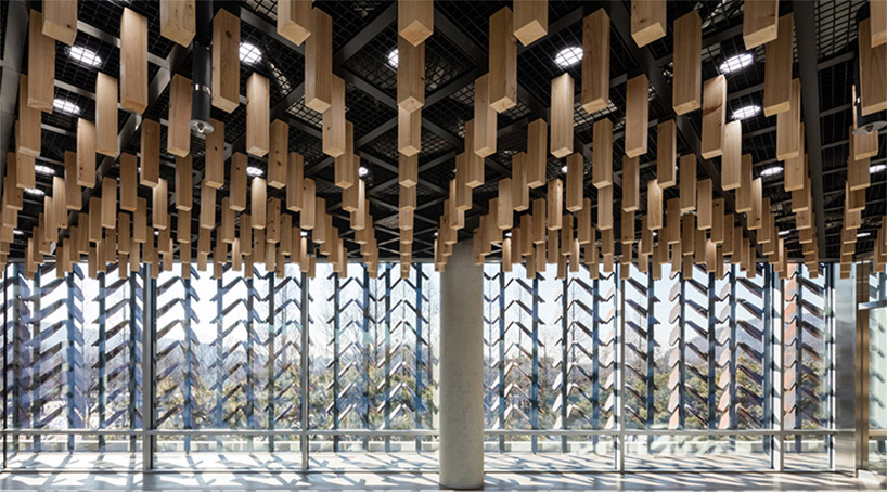 soft architecture lab's wood museum is rooted within scenic korean forest