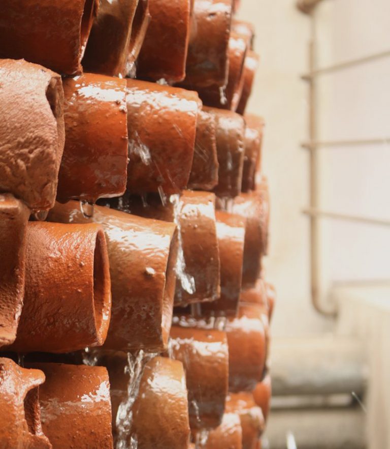 ant-studio develops terracotta 'beehive', an alternative to air ...