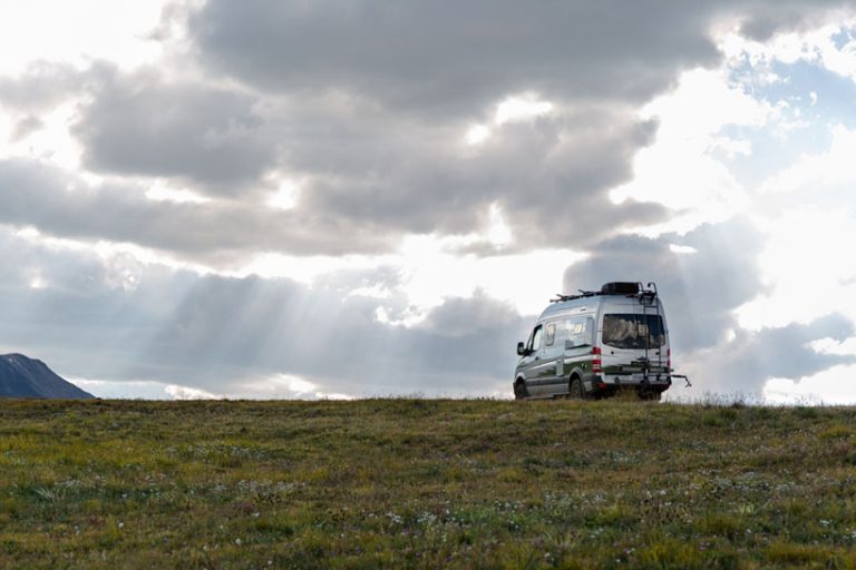 winnebago's mercedes-benz revel 4x4 camper van is built for off-roading