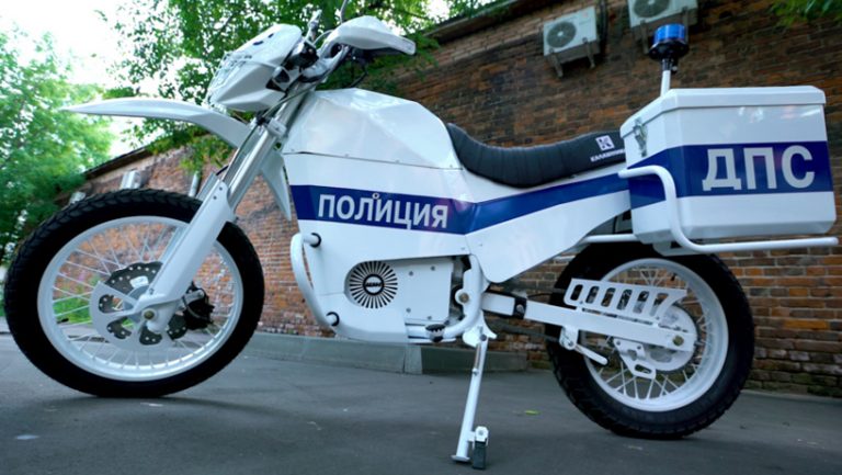 kalashnikov develops IZH electric all-terrain motorcycles for police