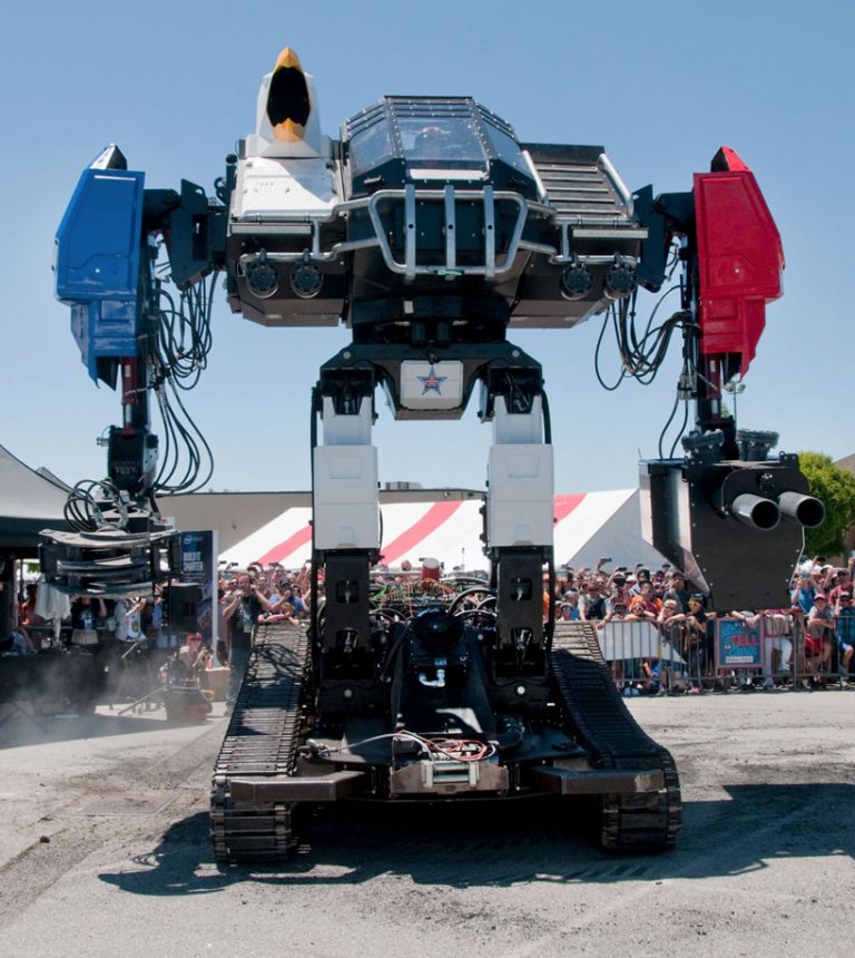 transformers come to life: giant megarobots face epic battle