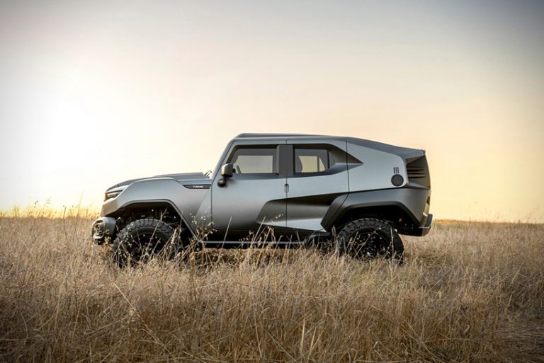 rezvani's tank SUV is an extreme tactical urban vehicle with 500-HP
