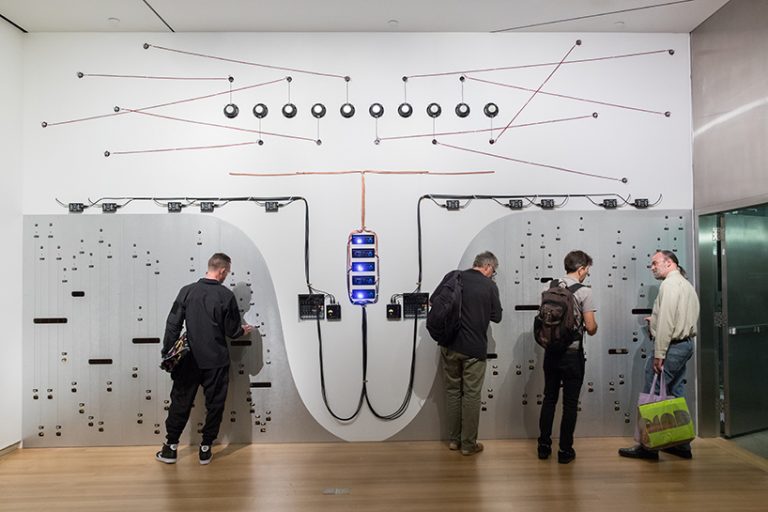 museum of arts & design integrates visitor into multi-sensory sound exhibit