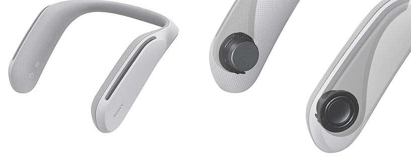 sony's wearable neck speaker SRS-WS1 offers an immersive experience