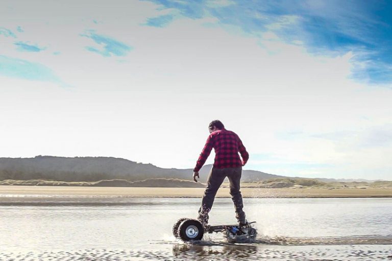 track one board is the world's most capable all-terrain electric skateboard