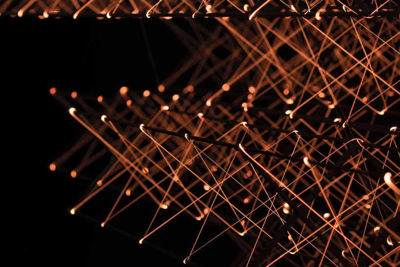 nownao's eclectic weaving light installation featured at tokyo midtown