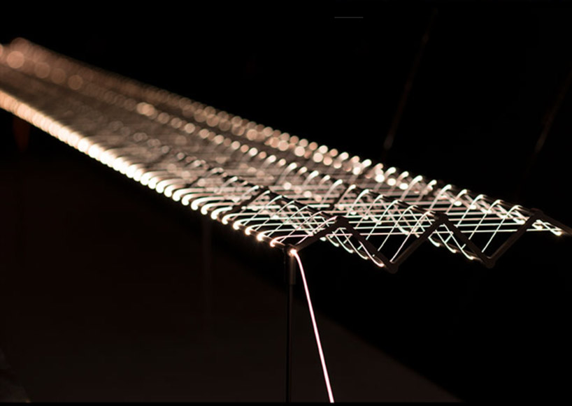 nownao's eclectic weaving light installation featured at tokyo midtown