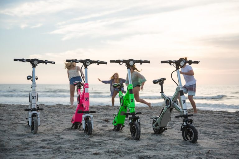 the X1 explorer is a feature-full e-bike that folds in a second