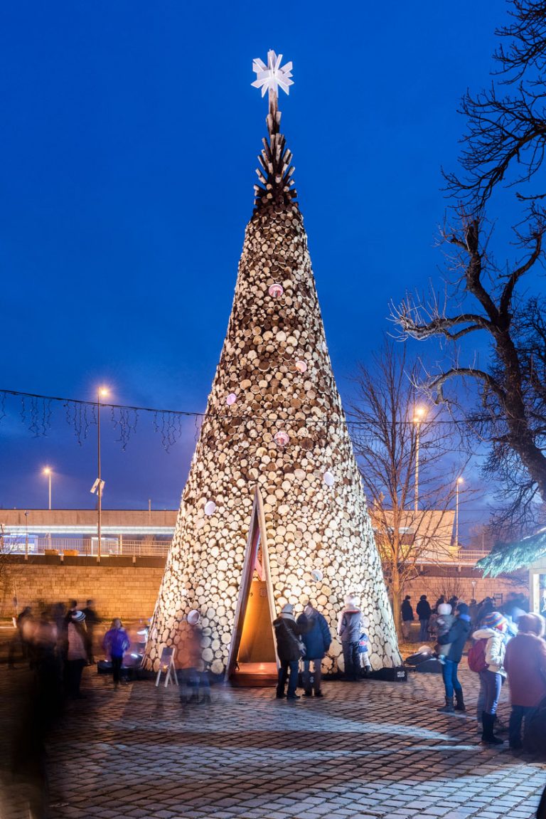 architects + designers unveil holiday installations around the world