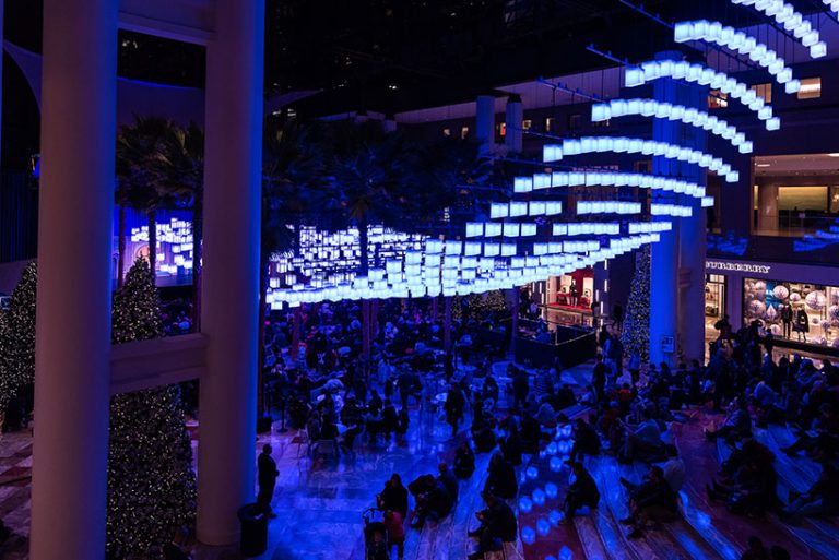 architects + designers unveil holiday installations around the world