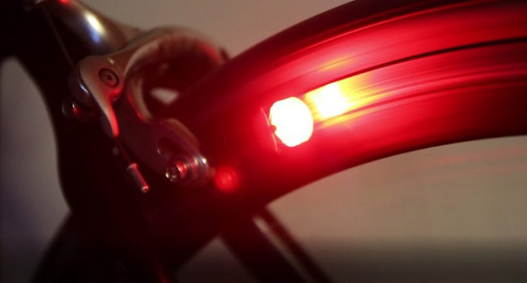 magic magnic microlights illuminate your bike wheels with physics