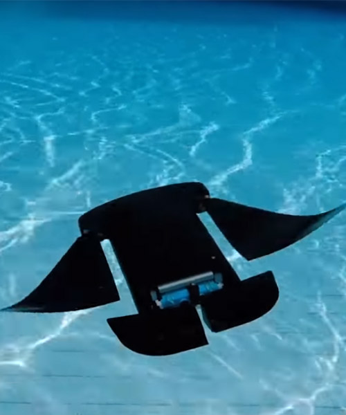 manta ray robot proposes future of fast autonomous underwater vehicles