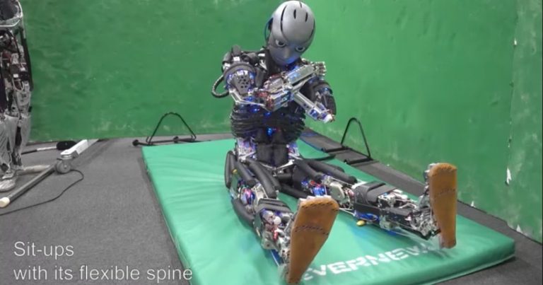 this sweating robot literally perspires as it inspires you to shift ...