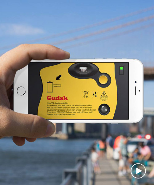 the retro gudak camera app requires users to wait three days to develop ...
