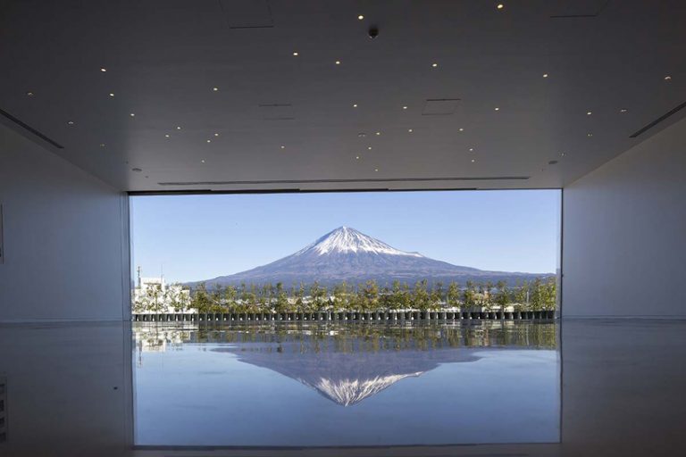 shigeru ban-designed mt. fuji world heritage center opens in japan