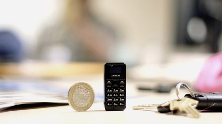 fully functioning zanco tiny t1 is the world's smallest phone