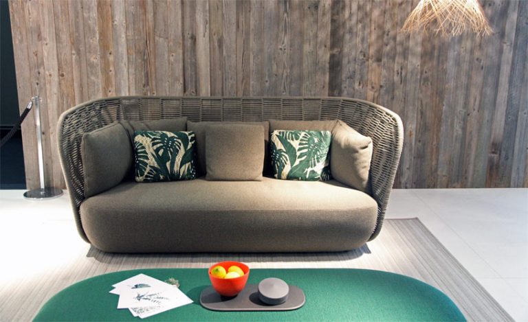 doshi levien design monolithic yet light outdoor seating for B&B italia