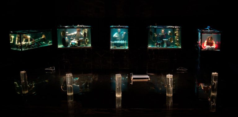 aquasonic performance reveals world's first underwater band