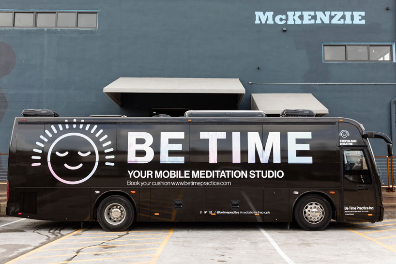 new york receives BE TIME, a mobile meditation studio