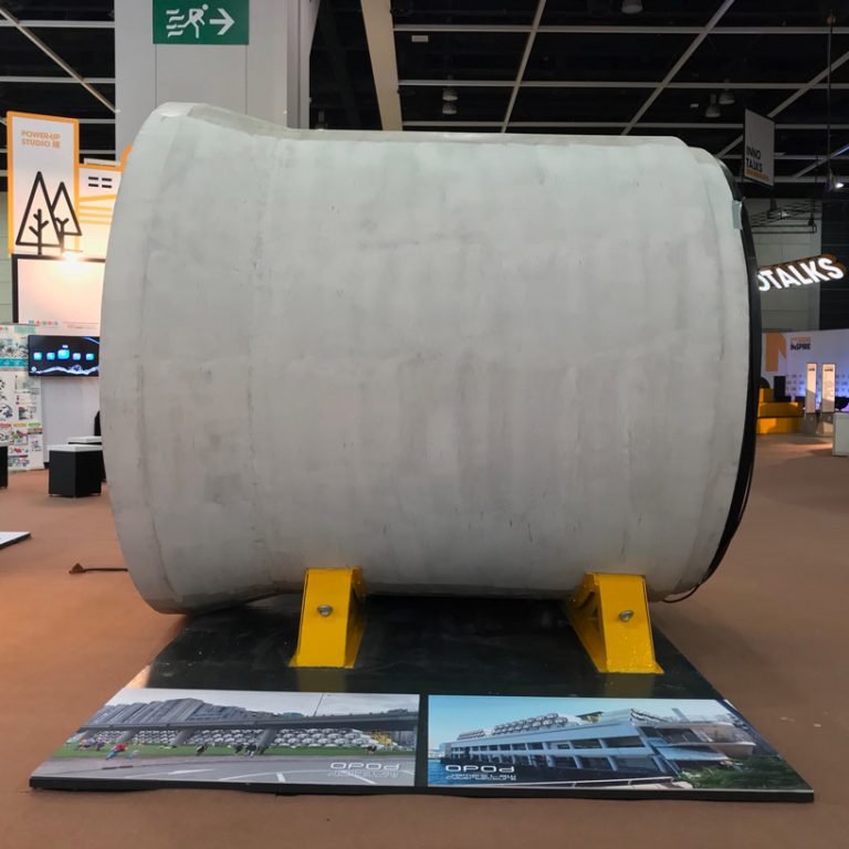 concrete pipes offer space for microhome tube housing of the future