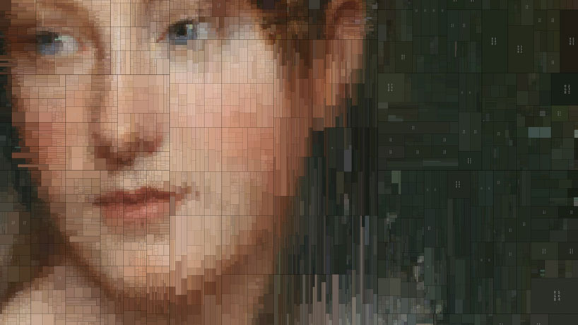 dimitris ladopoulos rethinks classic paintings with RGB-division algorithm