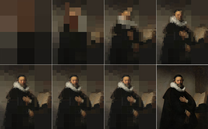 dimitris ladopoulos rethinks classic paintings with RGB-division algorithm