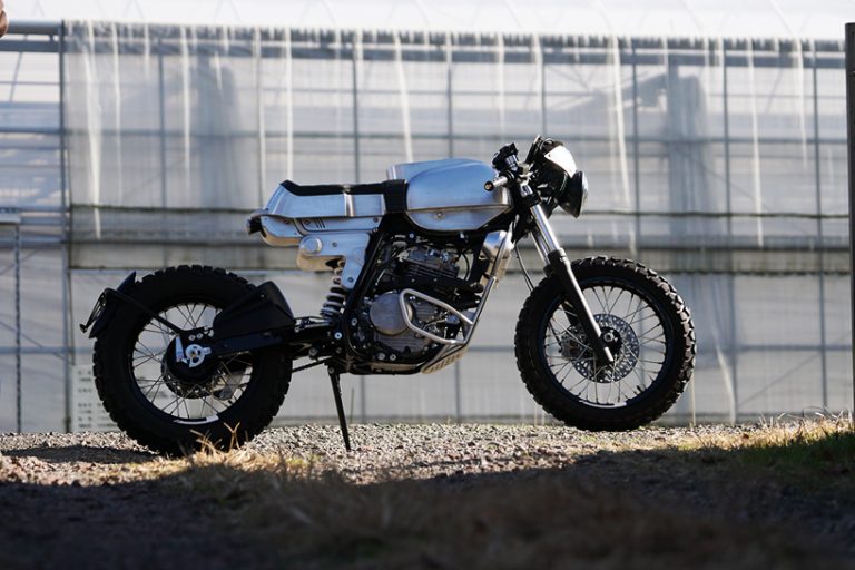 the honda XLR250R custom café racer by ask motorcycle