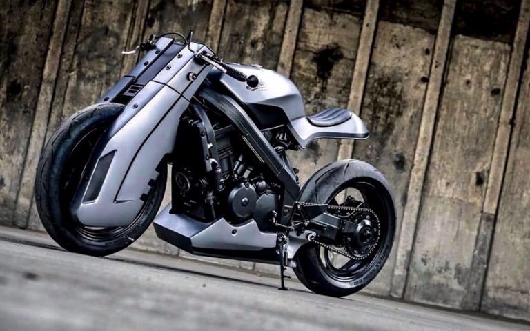 the honda BROS400 custom motorcycle by K-speed