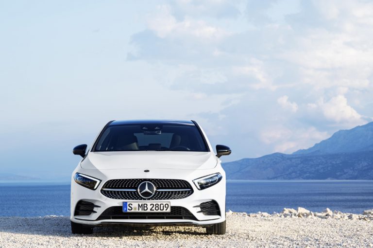 the mercedes A-class redefines modern luxury with a futuristic interior