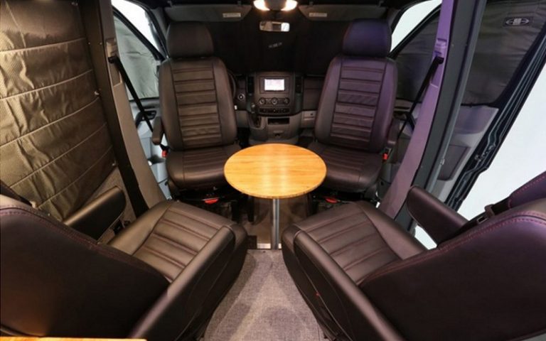 mercedes-benz sawtooth 4x4 adventure van is built for remote exploration