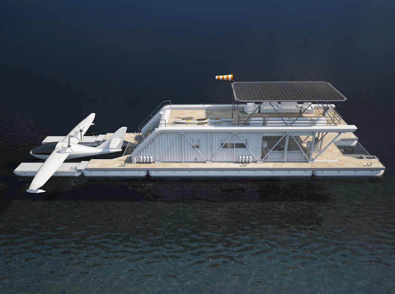 hydrohouse houseboat is the ultimate relocatable water-borne lifestyle