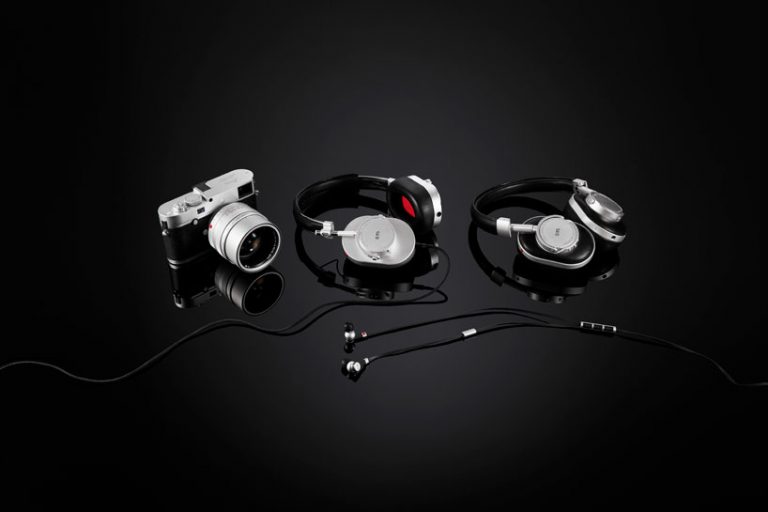 leica and master & dynamic collaborate with silver edition headphones