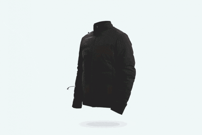 smart jacket responds to temperature creating personalised micro-climate