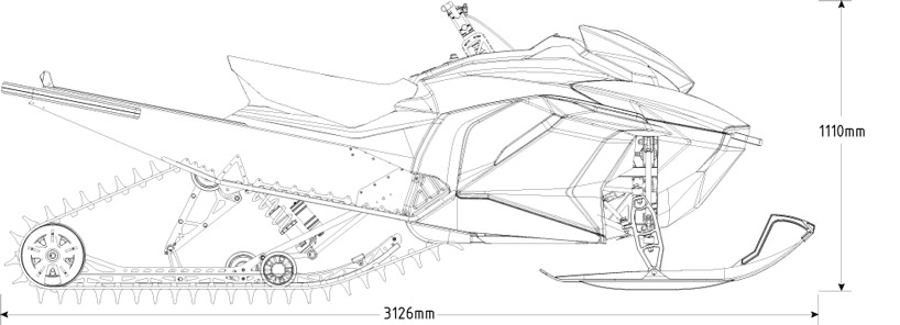 taiga’s tesla-inspired TS2 electric snowmobile goes 0-60 in 3 seconds