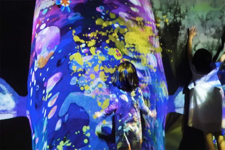 teamlab to infill parisian venue with vast virtual waterfalls and ...