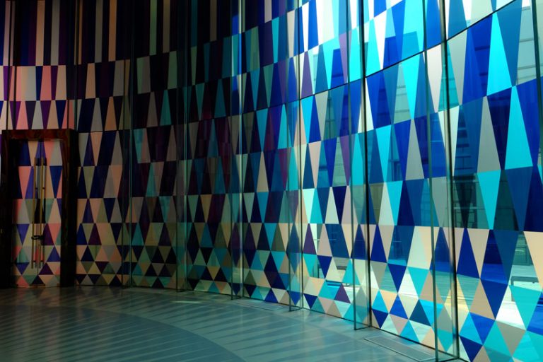 vanceva glazing layers highly functional, rainbow-hued surfaces