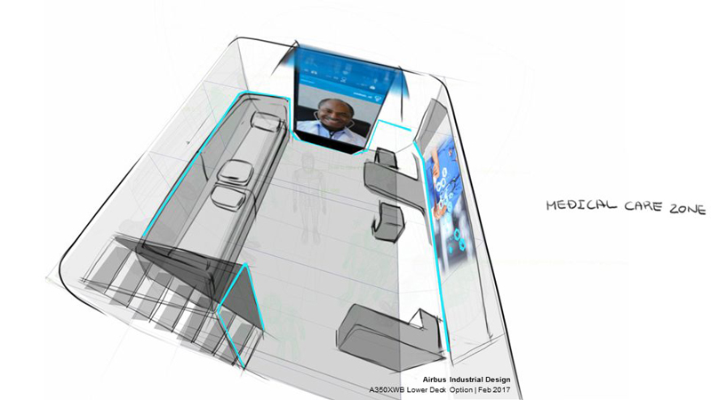 airbus transforms cargo holds into lower-deck dormitories