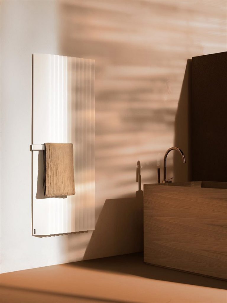 alberto meda designs modular radiator with pleated surfaces for tubes ...