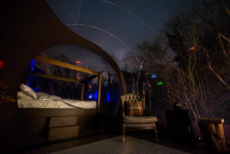 transparent bubbles in ireland offer guests chance to sleep under the stars