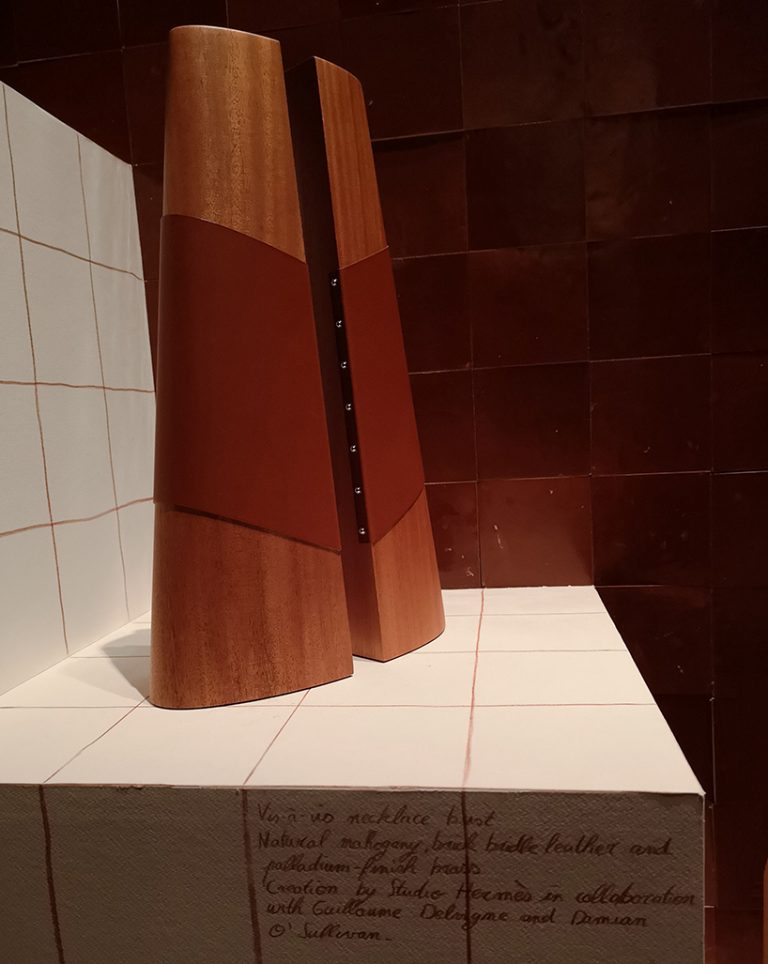 hermès presents new home collections within colorful, tile-clad chambers